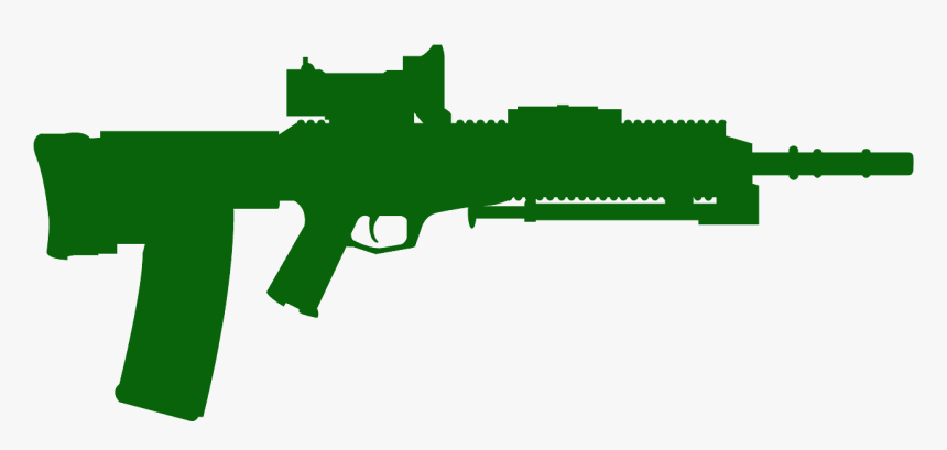 Machine Gun Vector Free, HD Png Download , Transparent Png Image - PNGitem