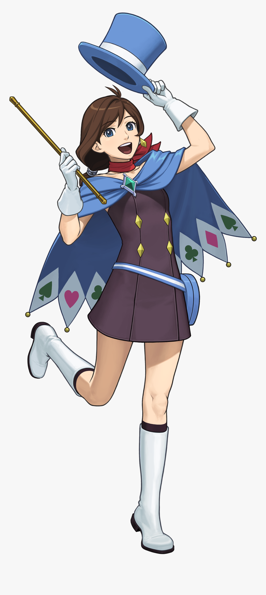 Ace Attorney Clipart Trucy - Ace Attorney Headcanons, HD Png Download ...