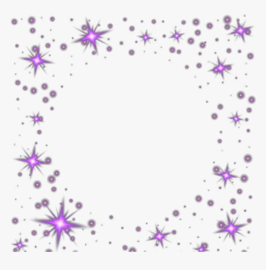 Purple Sparkle Border