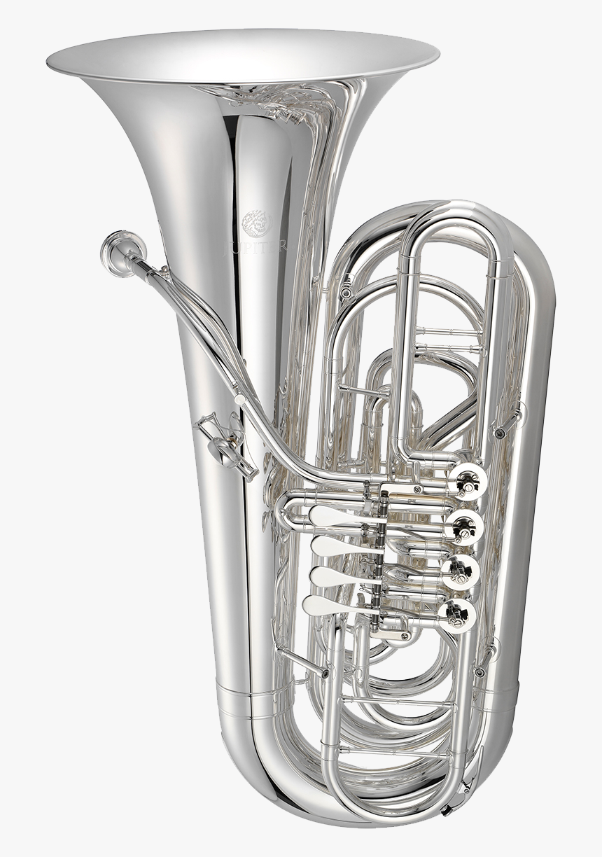 Silver Rotary Valve Tuba, HD Png Download , Transparent Png Image - PNGitem