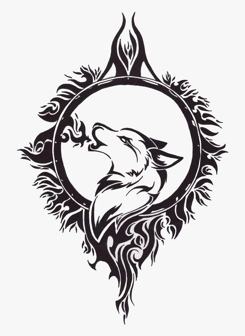 Tribal Wolf Symbol