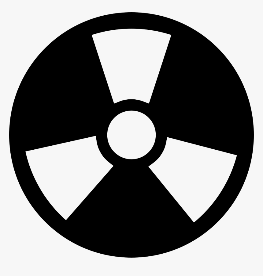 Radiation Circular Symbol With Three Rays - Radiation Icon, HD Png ...