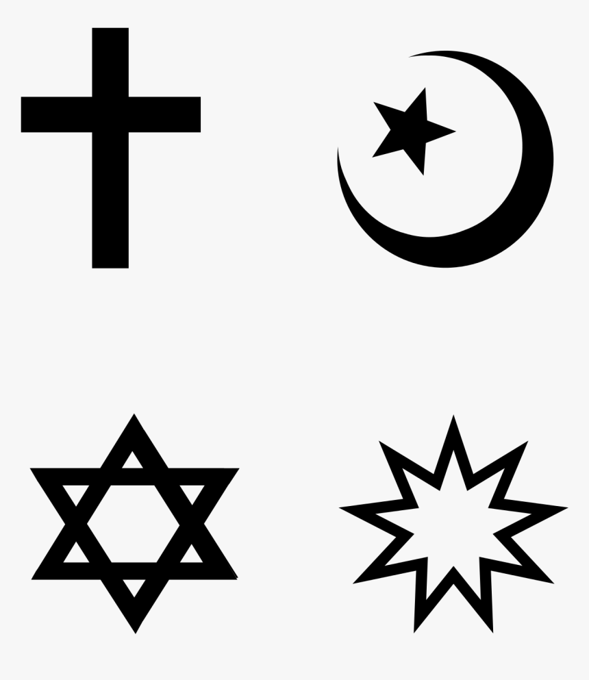 3 Major Religions Symbols, HD Png Download , Transparent Png Image ...