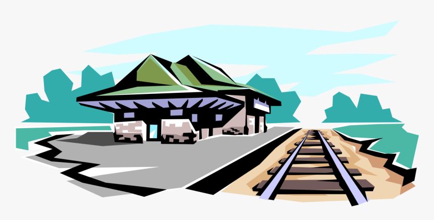 Vector Trains Track - Train, HD Png Download , Transparent Png Image ...
