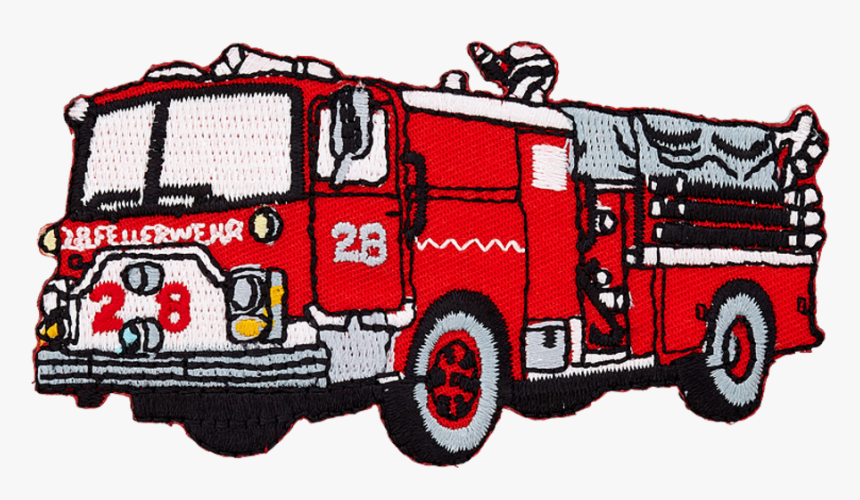 Motif Fire Truck - Illustration, HD Png Download , Transparent Png ...
