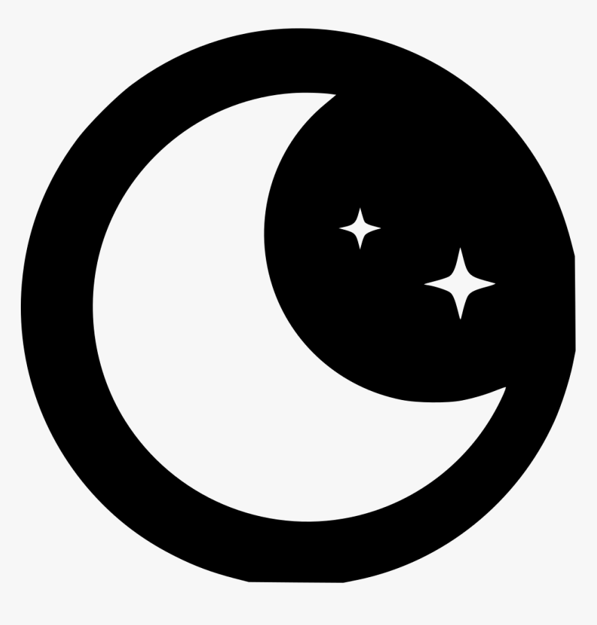 Moon Circle - Moon Icon In Circle, HD Png Download , Transparent Png ...