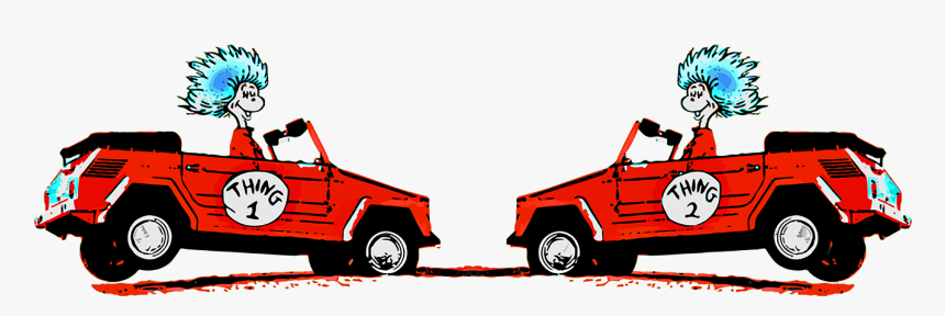 Thing 1 Thing 2 Png - Thing 1 And Thing 2 Car, Transparent Png ...