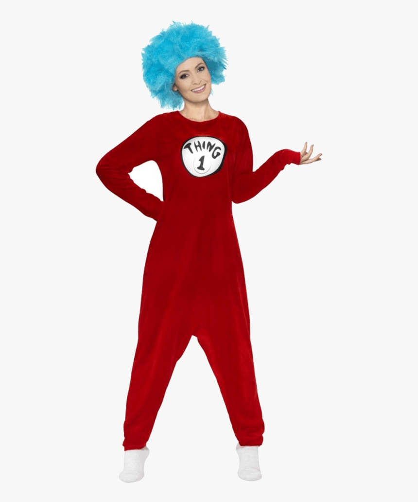 Transparent Thing 1 And Thing 2 Png - World Book Day Adults Fancy Dress ...