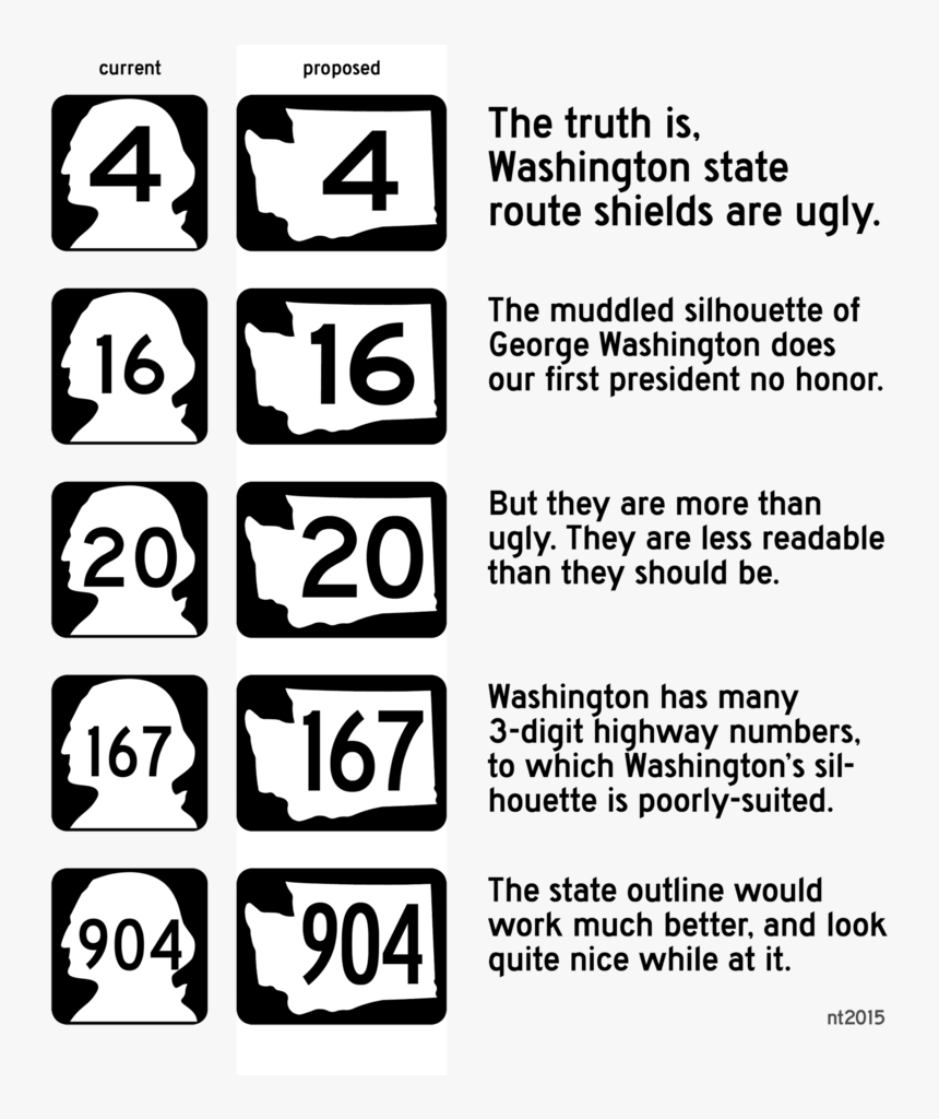 Washington State Outline Png - Washington State Route Sign, Transparent ...