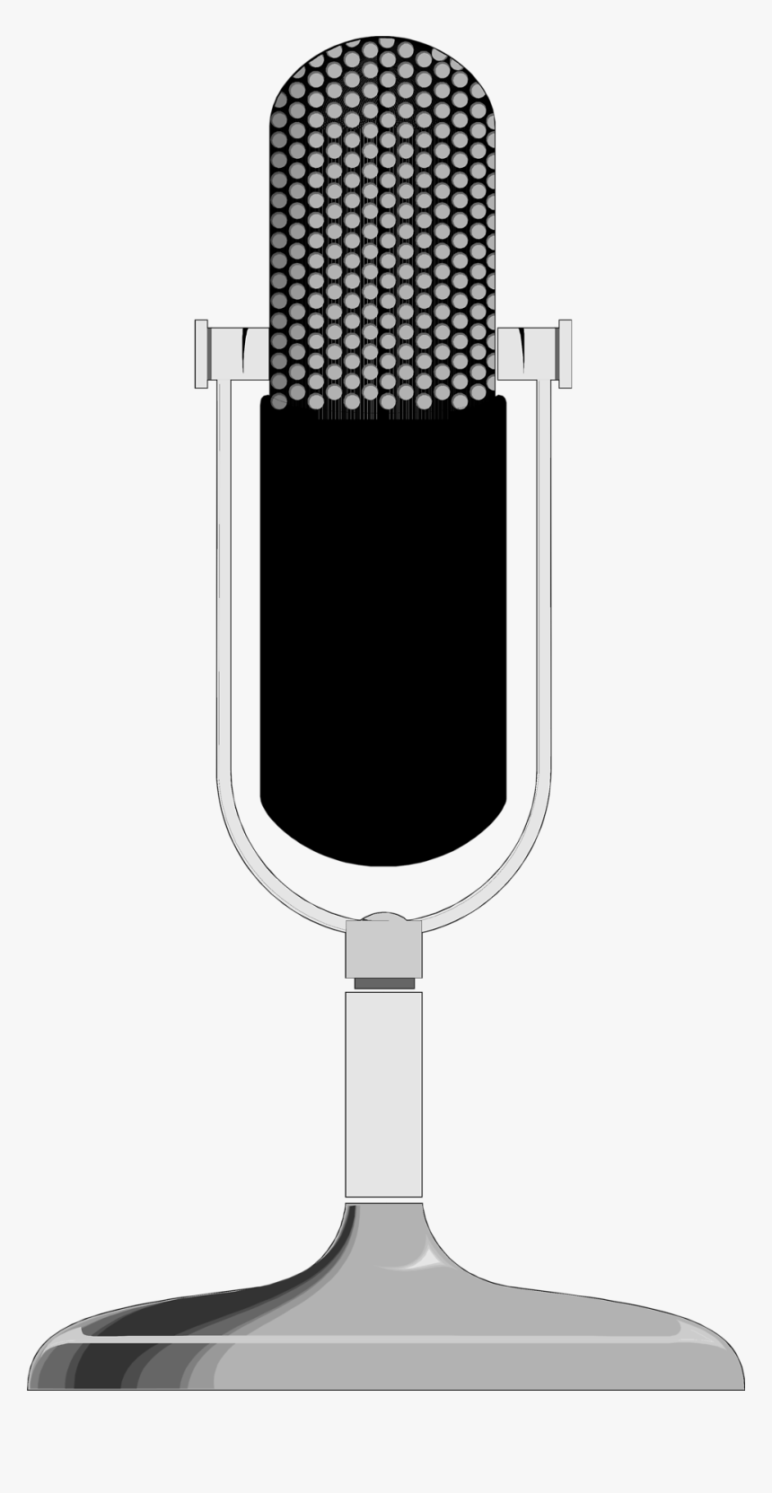 Free Stock Photo Illustration Of A - Rap Microphone Drawing Transparent ...