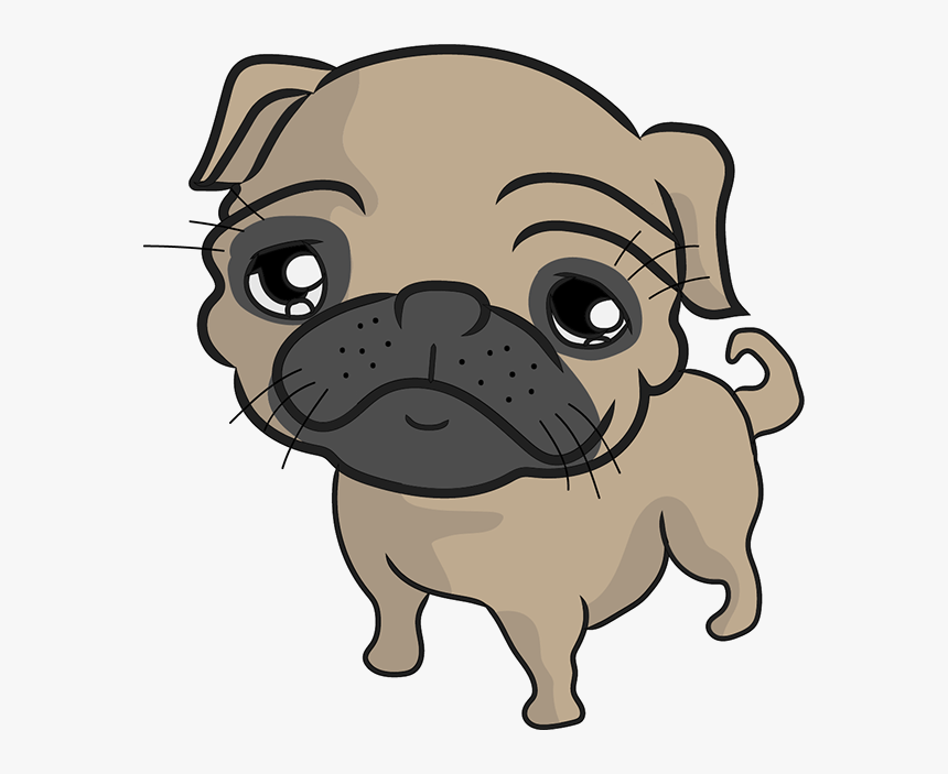 Cartoon Pugs, HD Png Download , Transparent Png Image - PNGitem