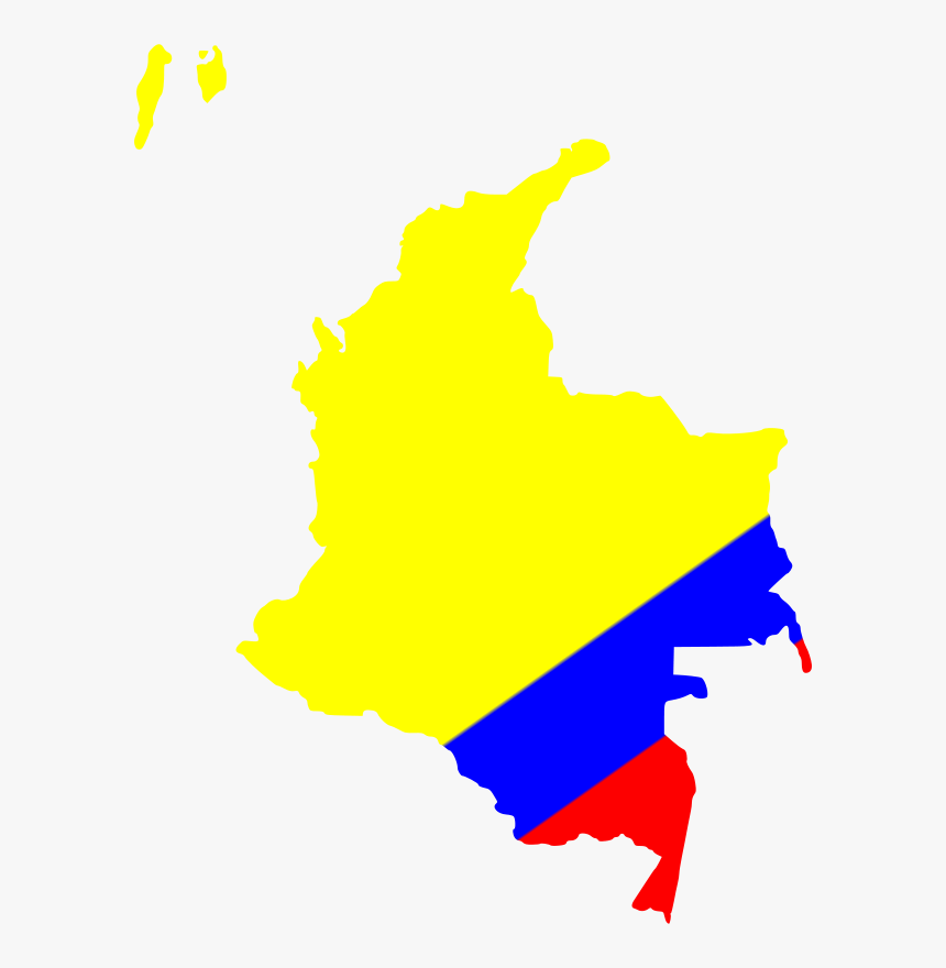 Map Of Colombia - Colombia Map Clipart, HD Png Download , Transparent ...