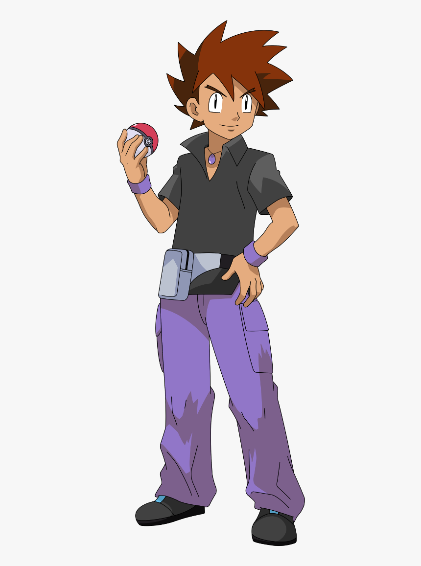 Gary Oak Png - Pokemon Gary Oak Png, Transparent Png , Transparent Png Image - PNGitem