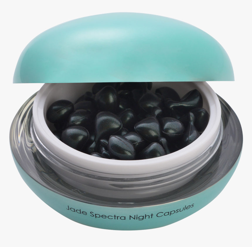 Jade Spectra Night Capsules Open Lid - Bilberry, HD Png Download ...