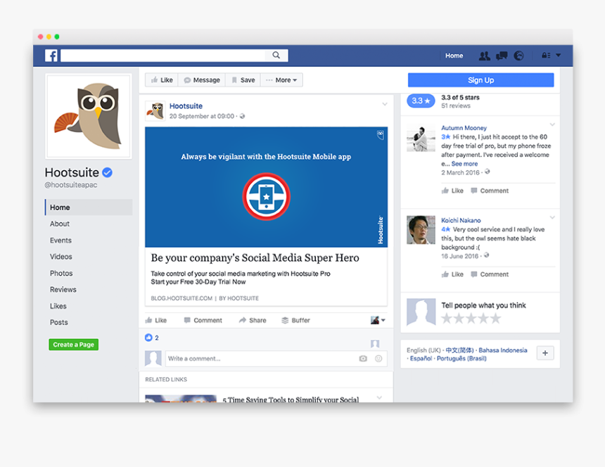 Hootsuite, HD Png Download , Transparent Png Image - PNGitem