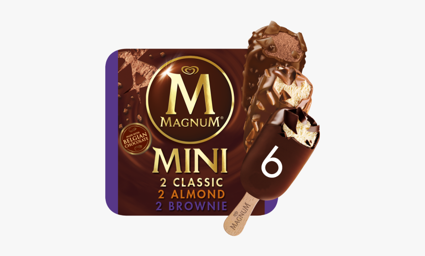 Magnum Mini Classic - Mini Magnum Classic Ice Cream, HD Png Download ...