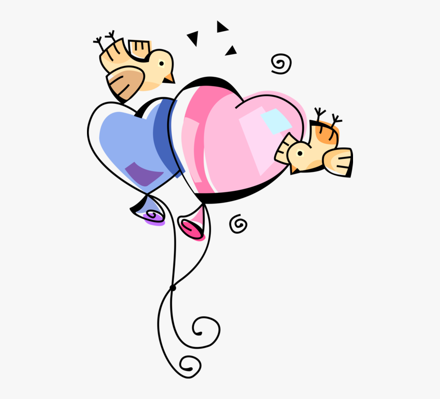 Vector Illustration Of Valentine S Day Sentimental - Cartoon, HD Png ...