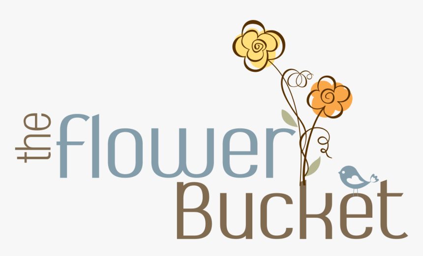 Logo For The Flower Bucket San Antonio - Graphic Design, HD Png ...