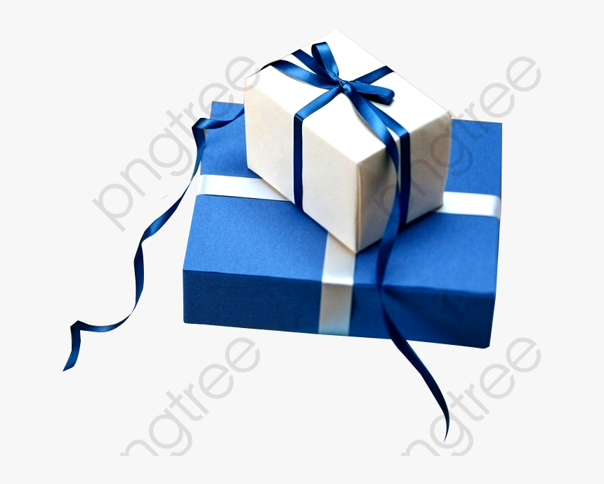 Transparent Present Png - Gift Box Blue Png, Png Download , Transparent ...