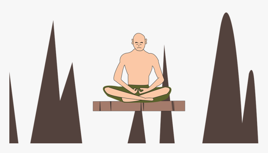 Transparent Monk Png - Sitting, Png Download , Transparent Png Image ...