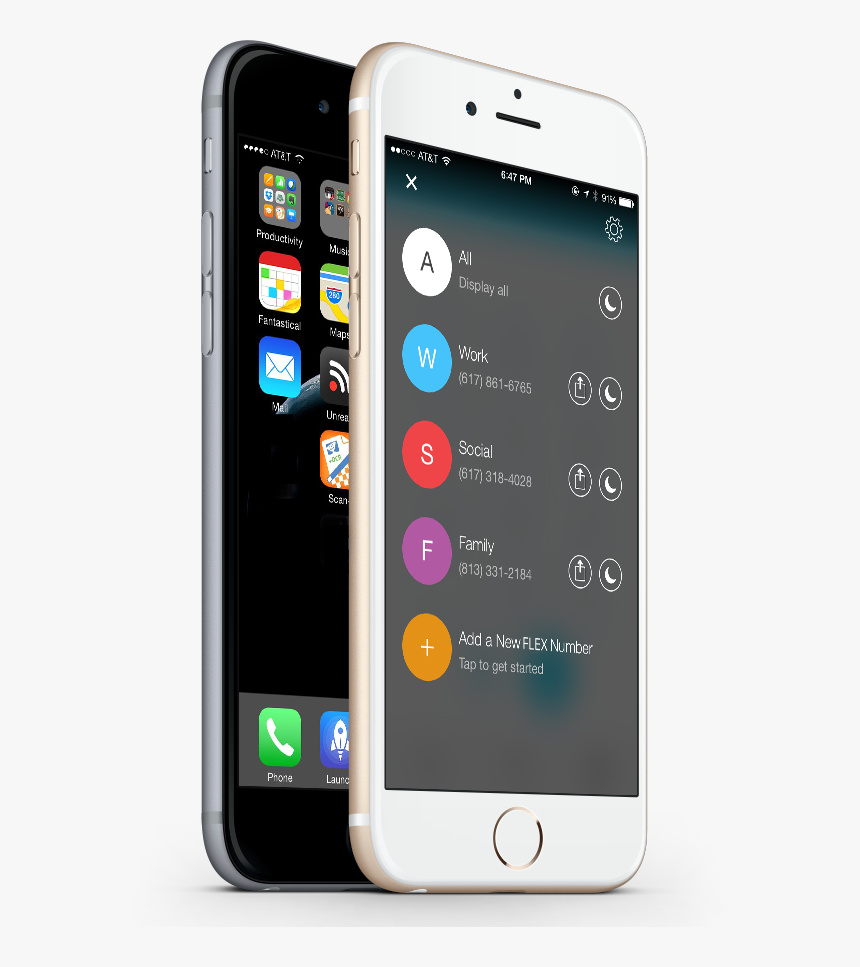 Iphone - Two Mobile Phones Png, Transparent Png , Transparent Png Image ...