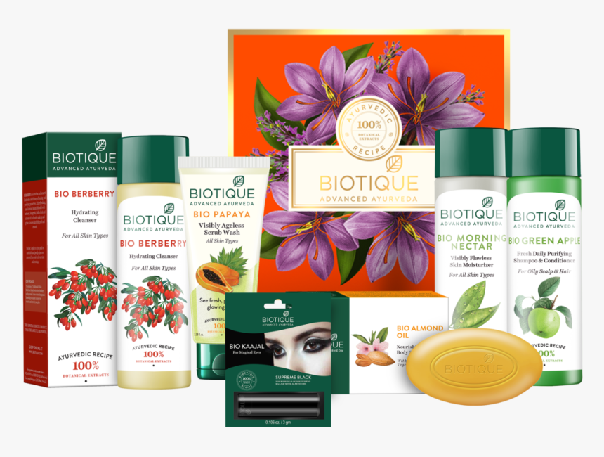 Biotique Skin Care Gift Set, HD Png Download , Transparent Png Image ...