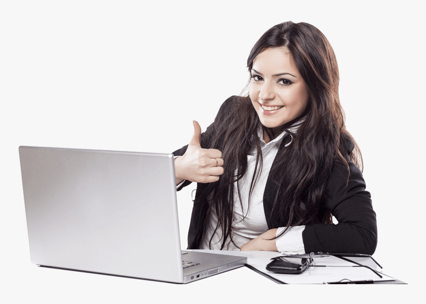 Girls With Laptop Png, Transparent Png , Transparent Png Image - PNGitem