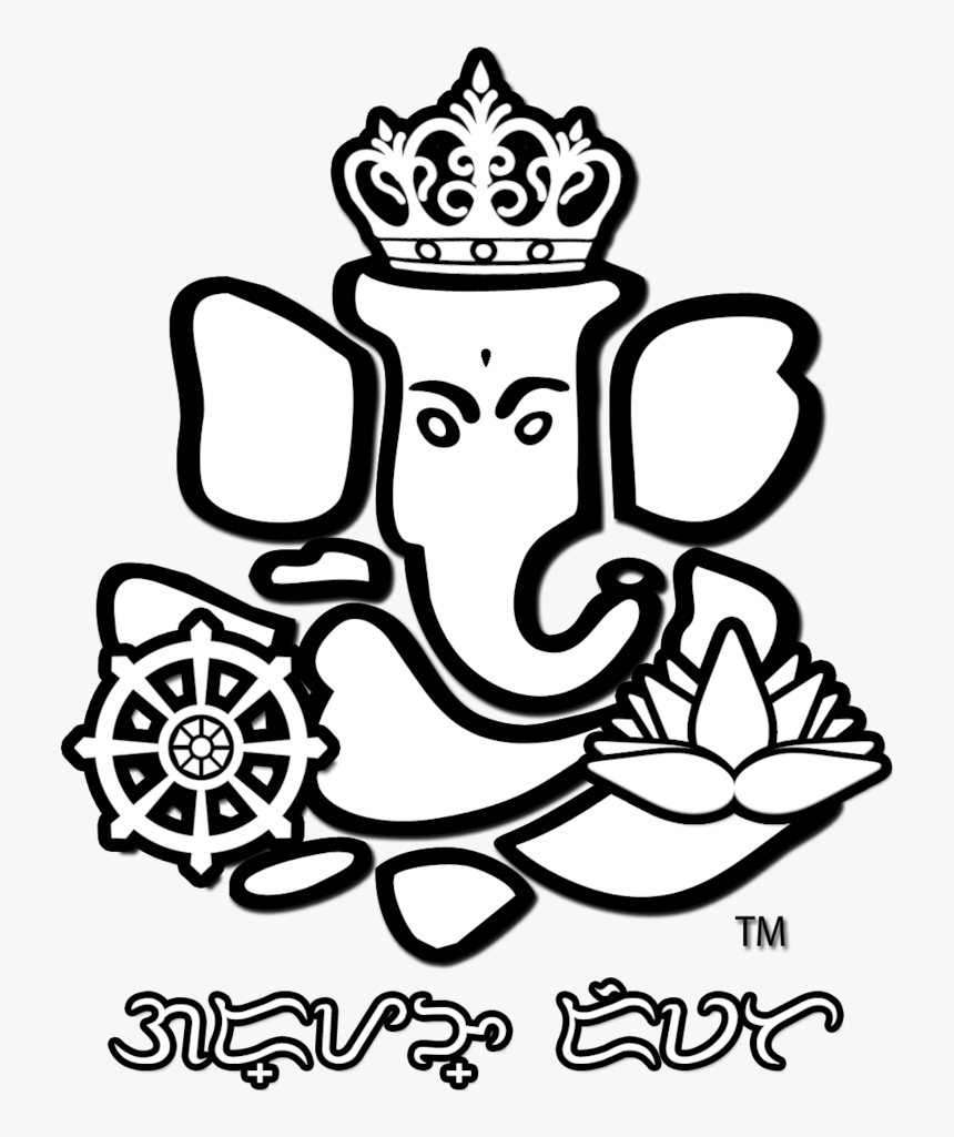 Here Is A Filipino Rendering Of The Elephant Deity - Ganesha Vector Png ...