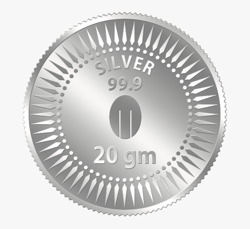 Silver Coin 5 Gm, HD Png Download , Transparent Png Image - PNGitem