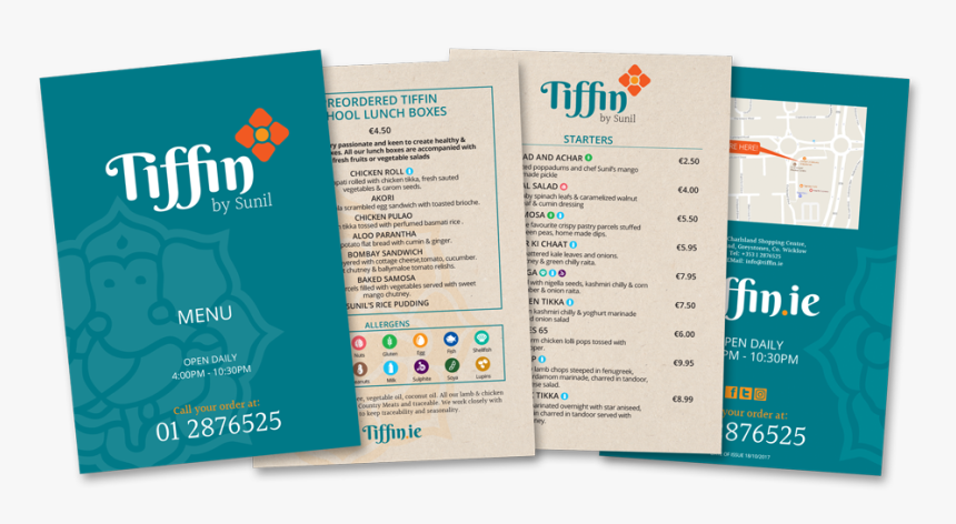Tiffin Menu - Brochure, HD Png Download , Transparent Png Image - PNGitem