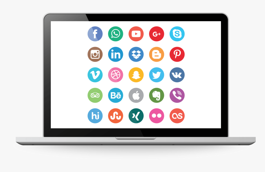 Social Media Platform Icons, HD Png Download , Transparent Png Image ...