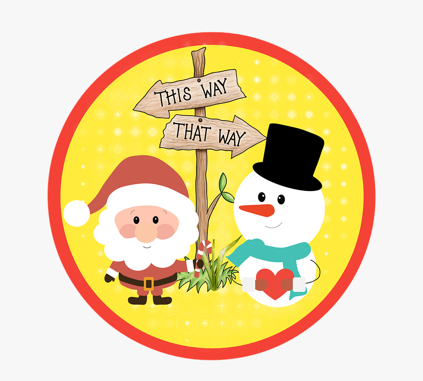 Santa Claus, Christmas, Winter, Cap, Trim, Snowman - Transparent Winter ...