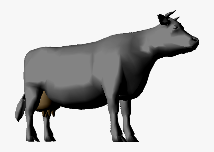 Cow3d View Class Mw 100 Mh 100 Pol Align Vertical - Dairy Cow, HD Png ...