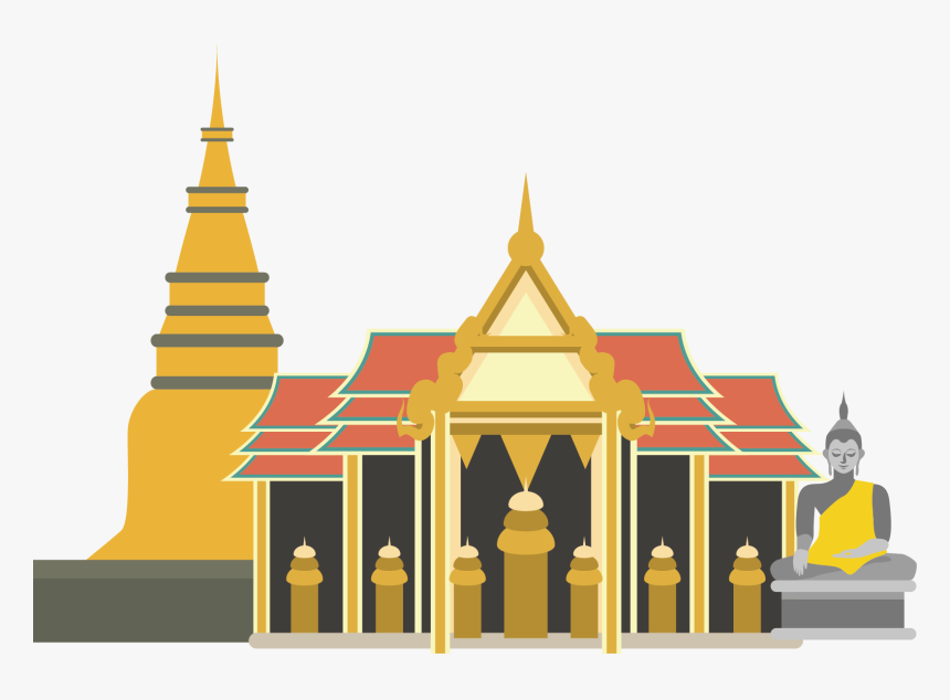Temple Oranges Png - Thai Temple Temple Icon, Transparent Png ...