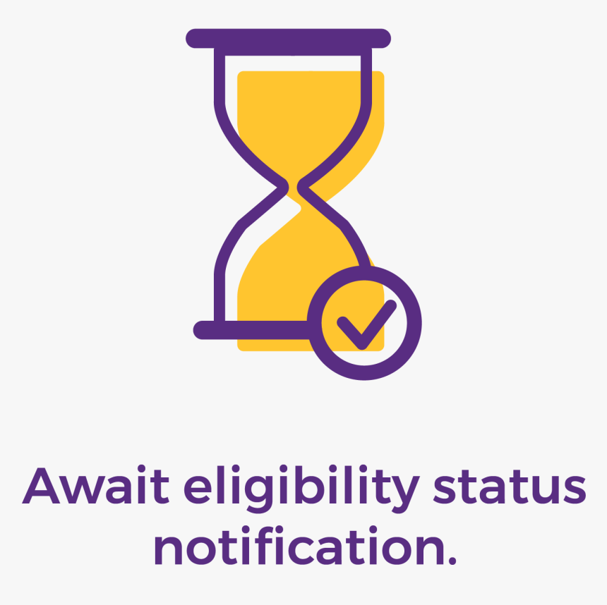 Await Eligibility Status Notification, HD Png Download , Transparent ...