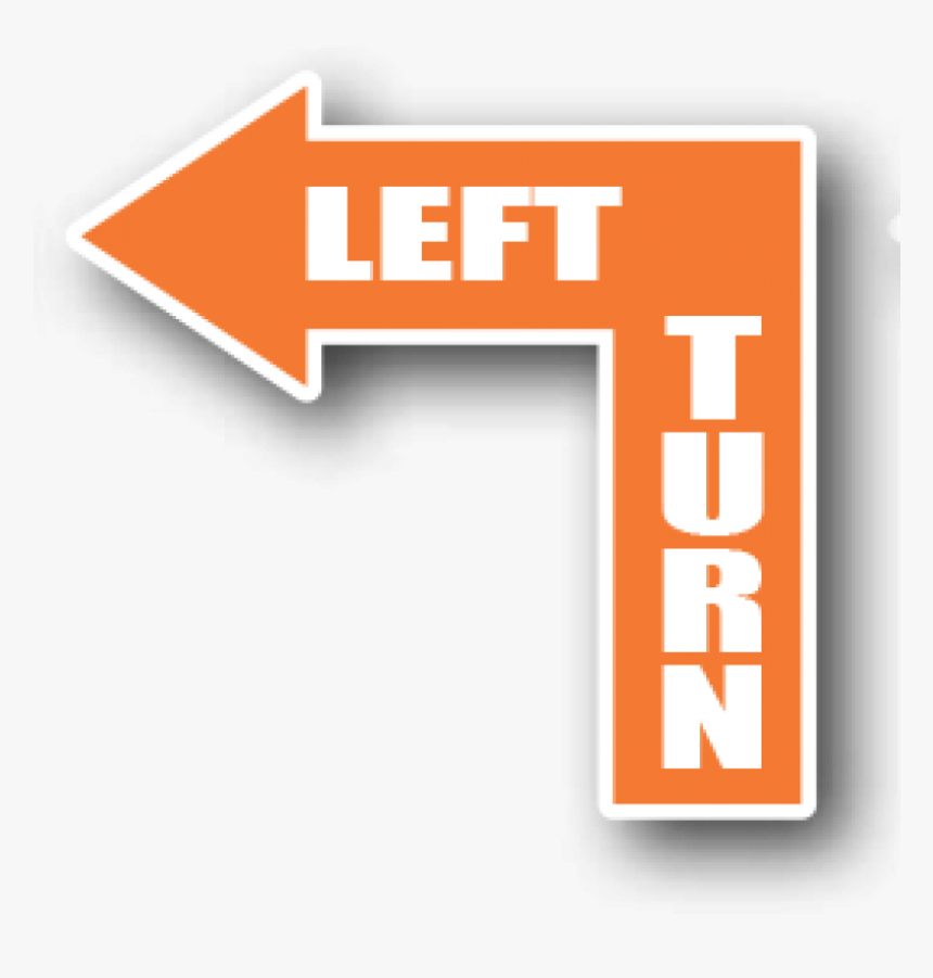 Durastripe Floor Marking Orange Directional Arrow, - Arrow Sign Left ...