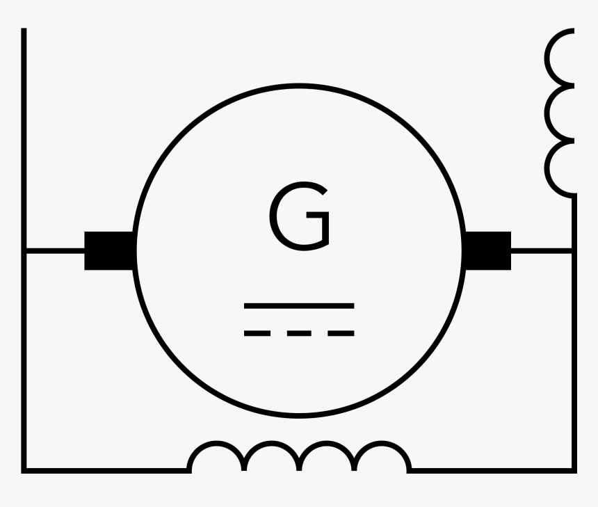 Compound Excited Dc Generator Clip Arts - Dc Series Generator Symbol ...