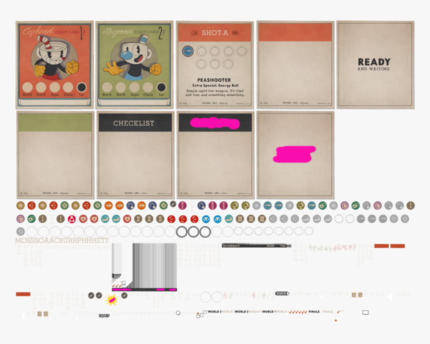 Equip Menu - Cuphead Equip Card Png, Transparent Png , Transparent Png ...