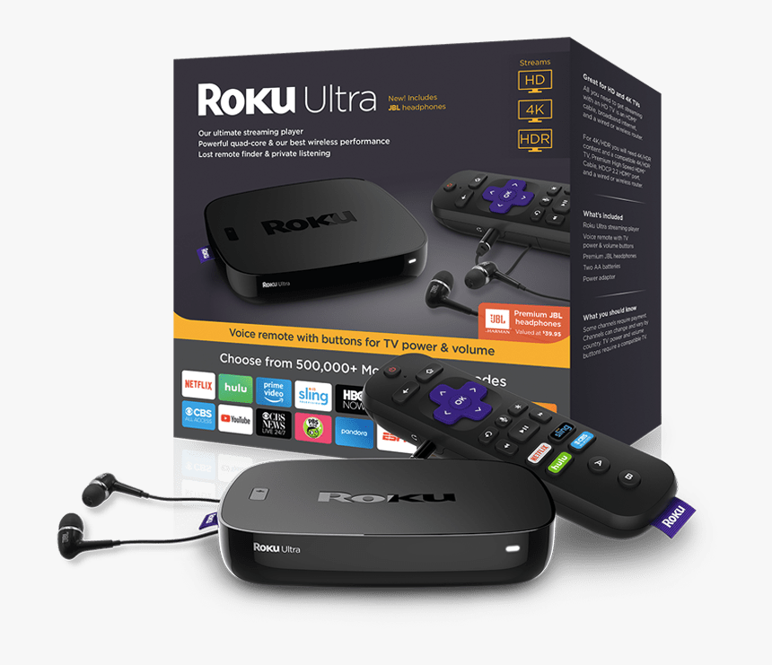 Roku Ultra 2018, HD Png Download , Transparent Png Image - PNGitem