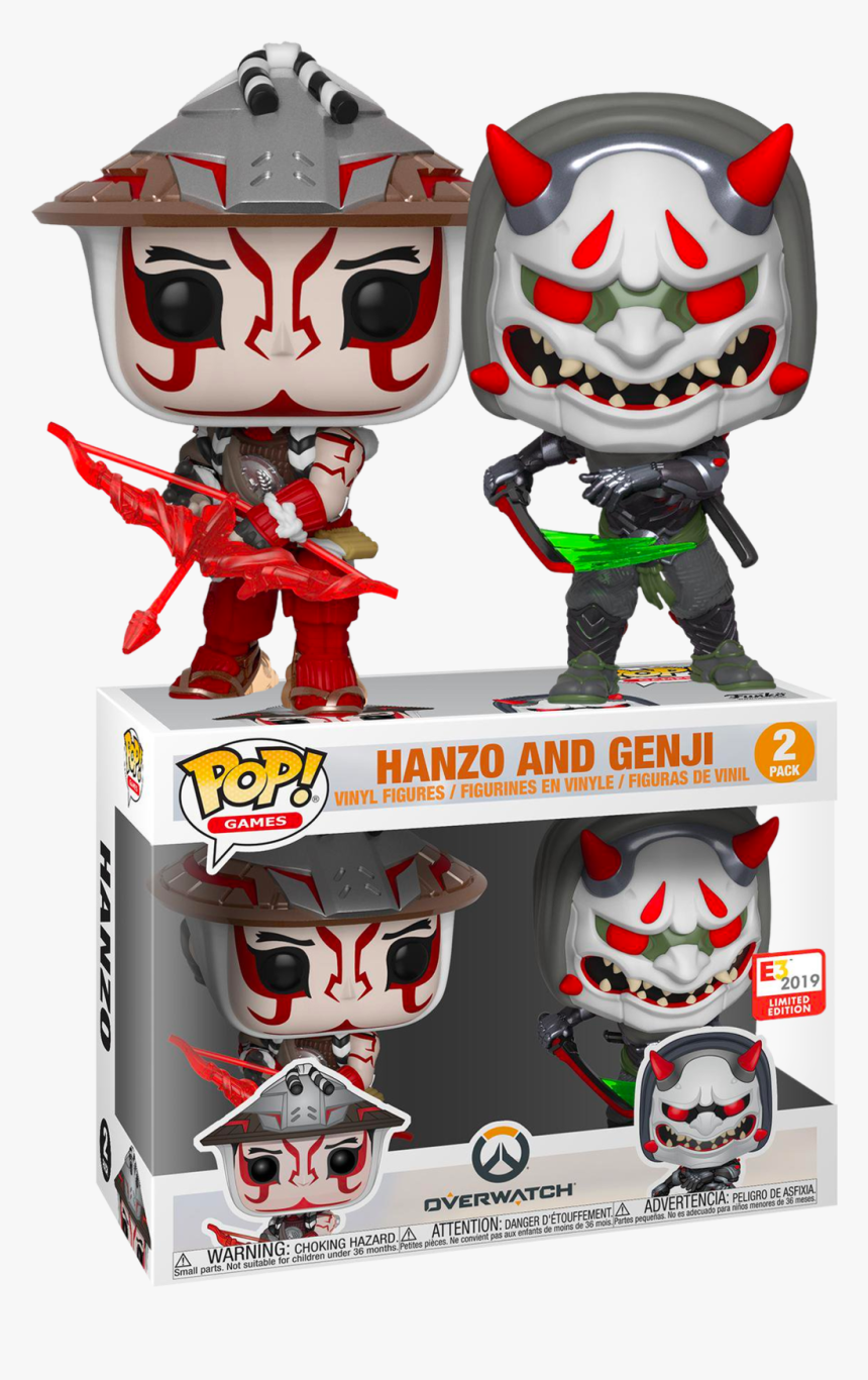 Hanzo & Genji Pop Vinyl Figure 2-pack - Hanzo And Genji Funko Pop, HD ...