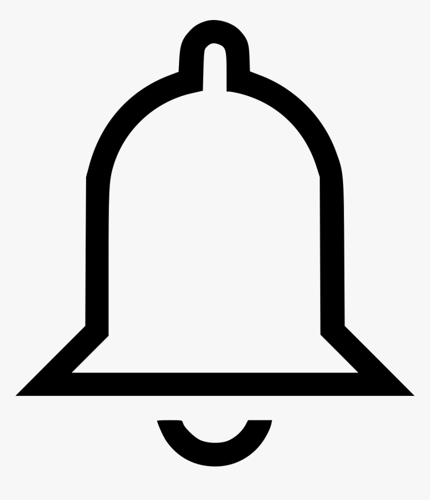 Bell Alarm Alert - Bell Outline Png, Transparent Png , Transparent Png ...