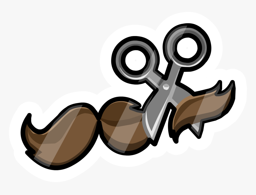 Mustache Pin Icon - Illustration, HD Png Download , Transparent Png ...