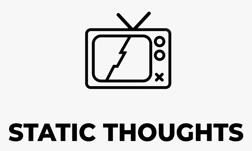 Static Thoughts - Line Art, HD Png Download , Transparent Png Image ...
