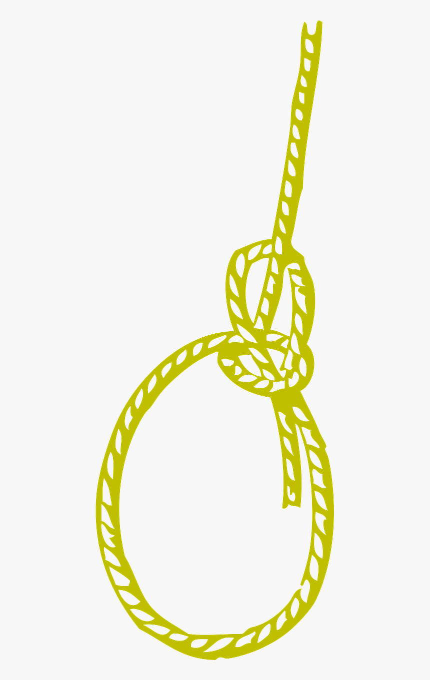 Knot Yellow Rope Free Picture - Knotted Rope Cartoon Png, Transparent ...