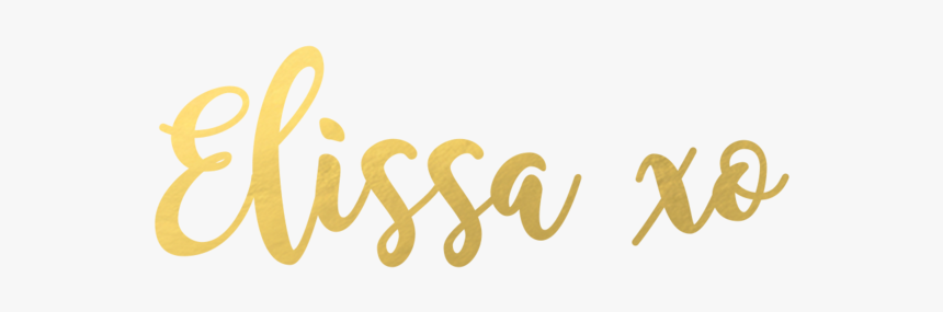 Elissaxo - Calligraphy, HD Png Download , Transparent Png Image - PNGitem
