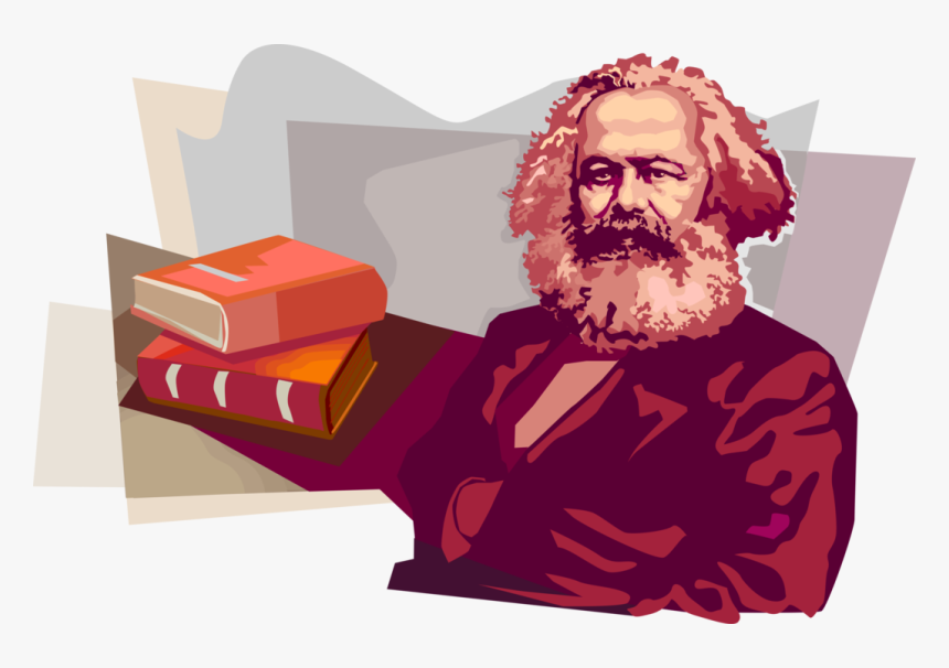 Vector Illustration Of Karl Heinrich Marx, German Philosopher, - Karl ...