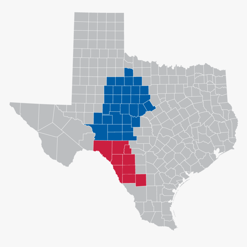Amr Tx Mto Regions - Map Of Texas Png, Transparent Png , Transparent ...