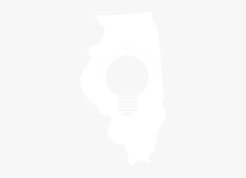 Icon White - Black And White Outline Illinois, HD Png Download ...