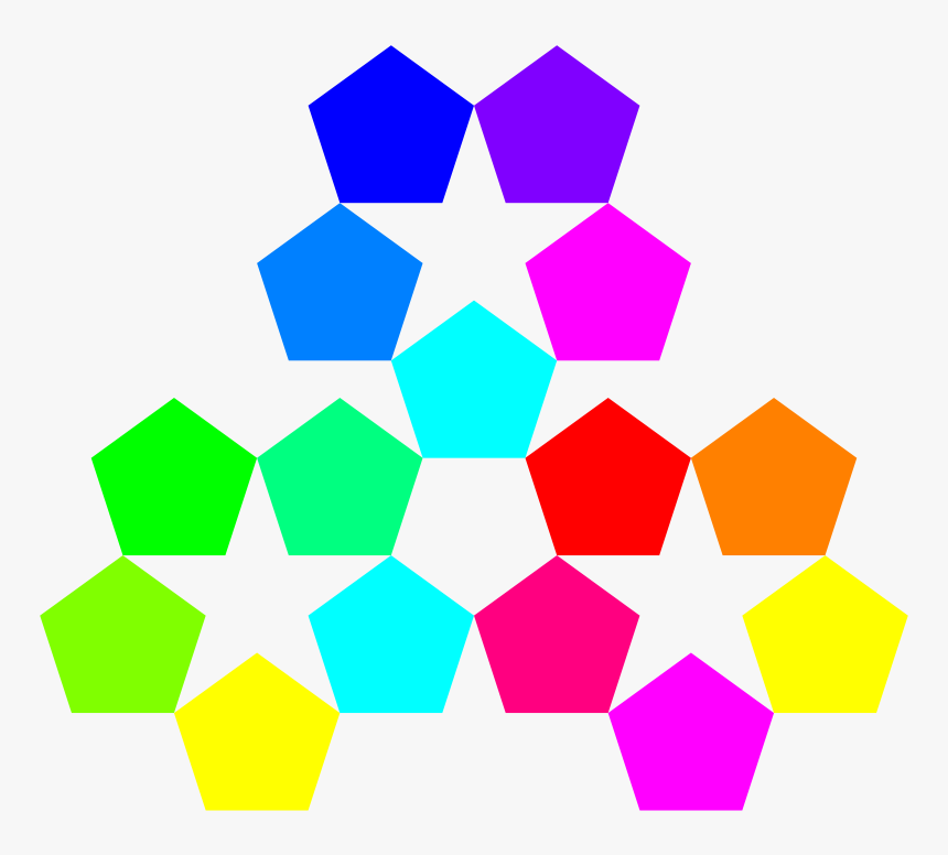 Color Pentagon Inspiration Svg Clip Arts - Clip Art, HD Png Download , Transparent Png Image ...