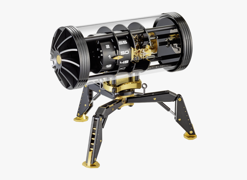 Time Machine Black And Gold - Time Machine Movie Png, Transparent Png ...